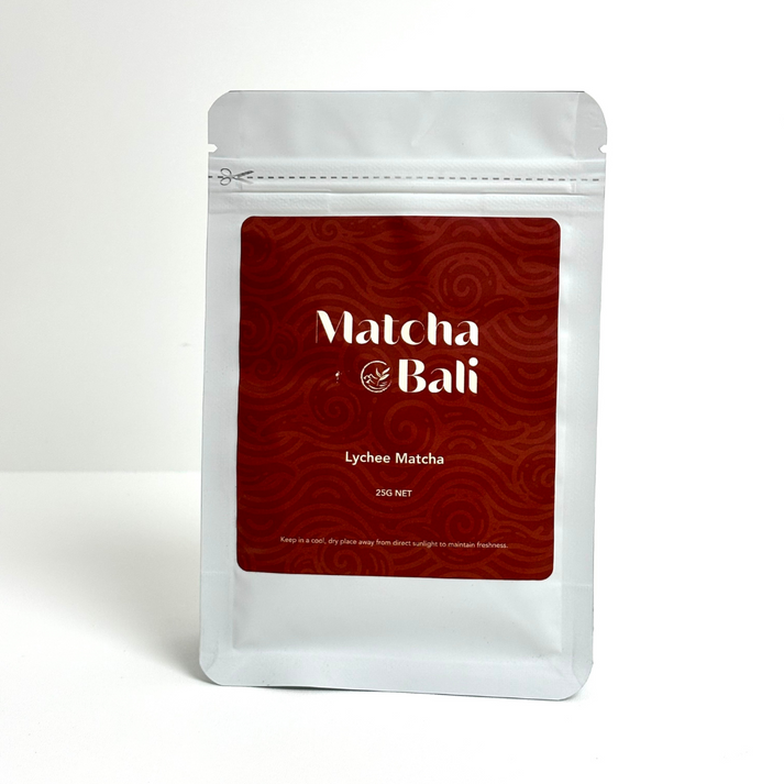 Lychee Matcha Powder Pouch – Matcha Bali